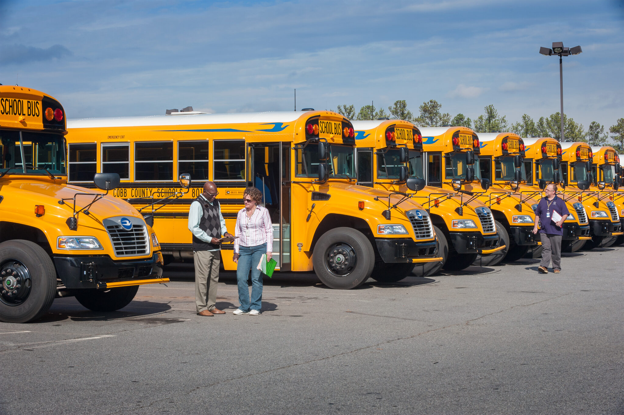 Blue Bird Type C School Bus Gasoline - ROUSH CleanTech